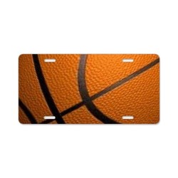 Basketball Big Wide Aluminum License Plate ~ Awesome Ideas