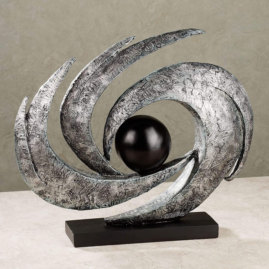 Table Sculpture Art Decor - Modern Abstract Swirling Design ~ Awesome Ideas